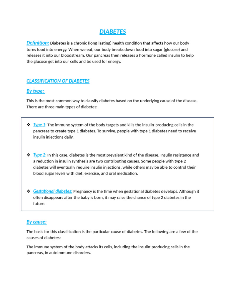 DIABETES | PDF