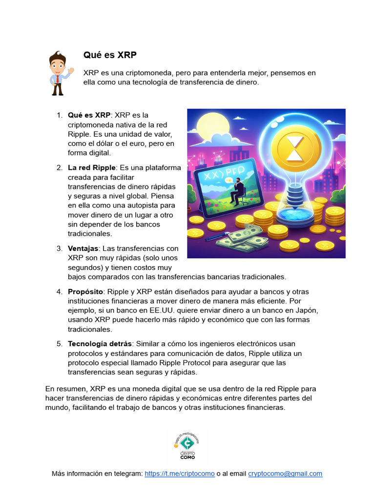Qué Es XRP | PDF | Bancos | Transferencia bancaria