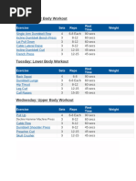 Softball Weight Lifting | PDF | Weight Training | Physical Exercise