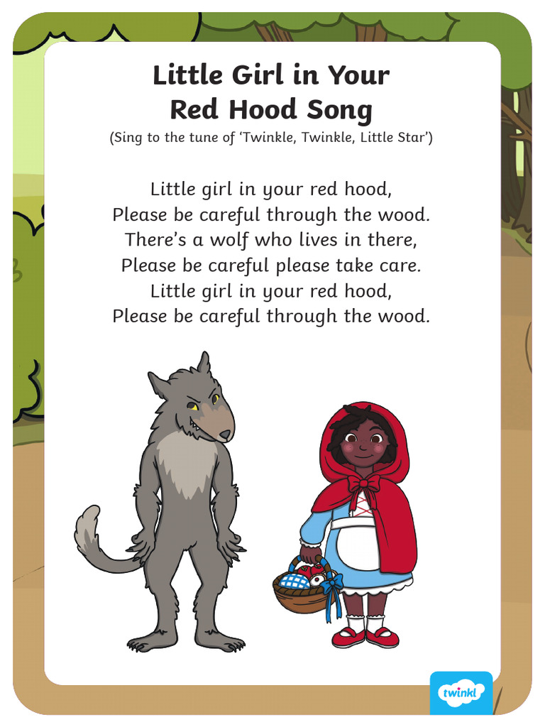 Red Hood Safety Song for Kids | PDF