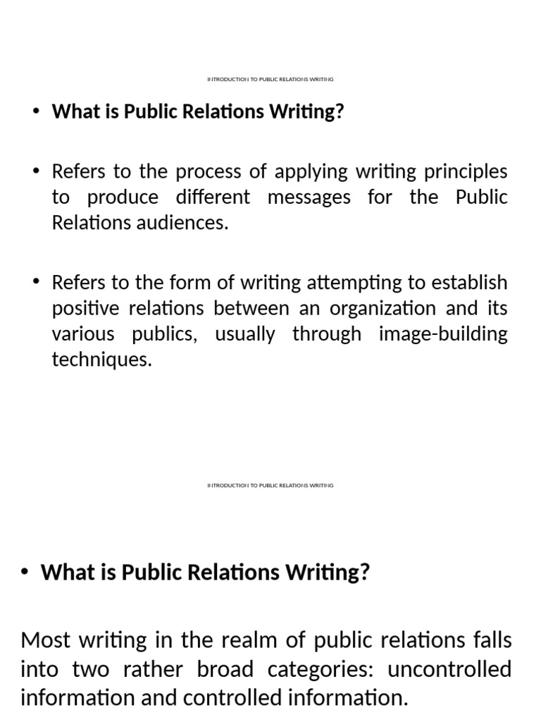Pr Writing Bcmpr | PDF | Public Relations | News