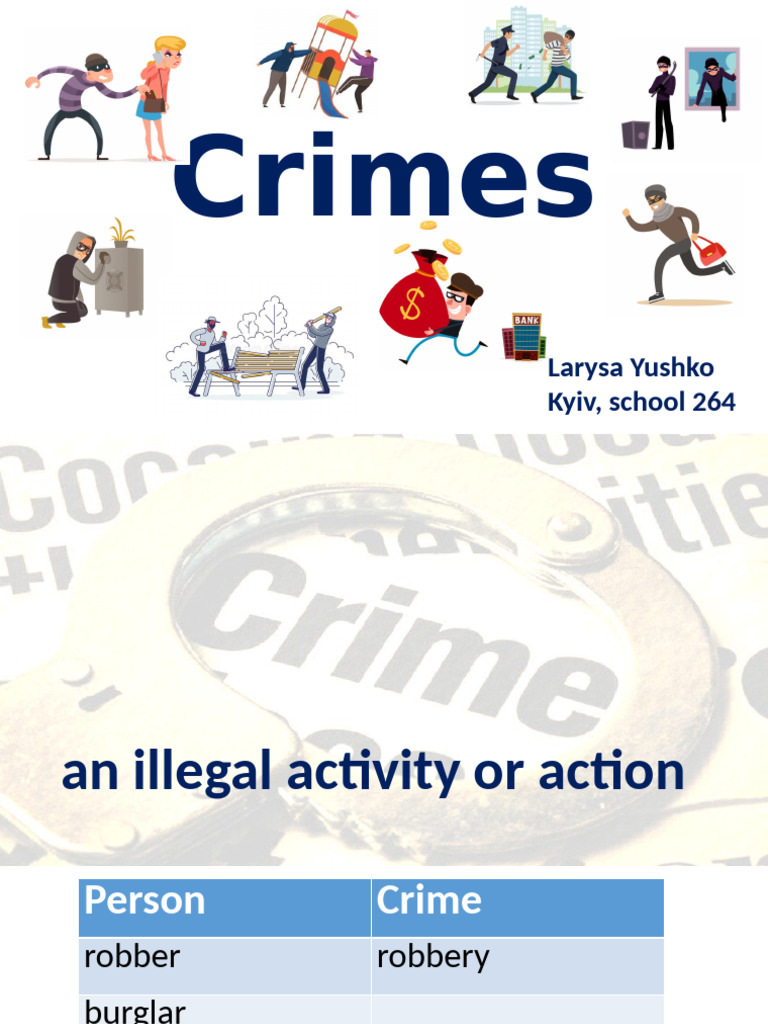Crime | PDF | Burglary | Robbery