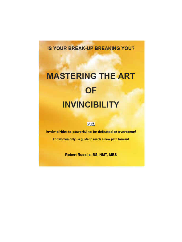 Mastering The Art of Invincibility | PDF | Forgiveness | Entrepreneurship