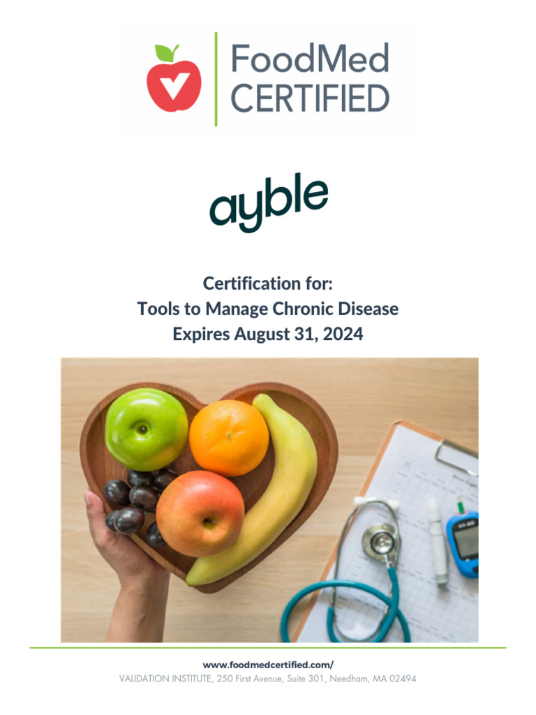 Ayble Health FoodMed Framework+Outcomes 2023 Final | PDF | Inflammatory ...
