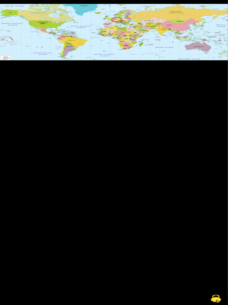 Germany on world map - Germany map in world map (Western Europe ...