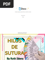 CUADRO SUTURAS (Absorbibles y No Absorbibles) | PDF