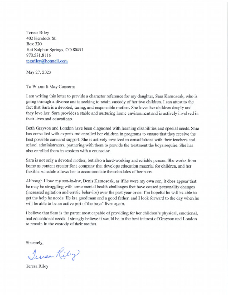 Sara Character Ref | PDF