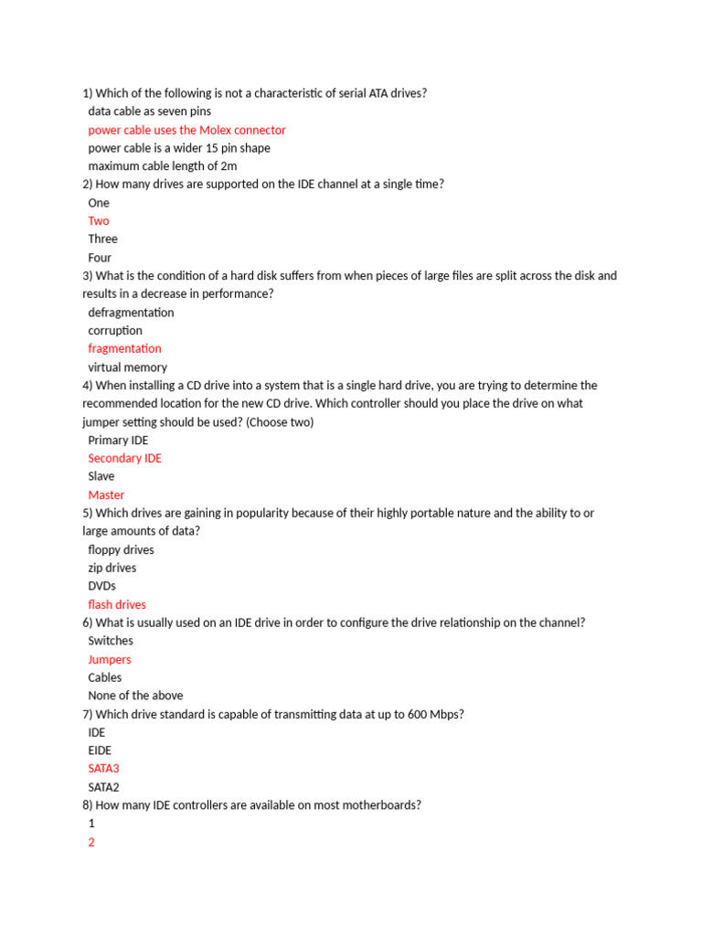 Module 3 Storage Fundamentals | PDF | Hard Disk Drive | Solid State Drive
