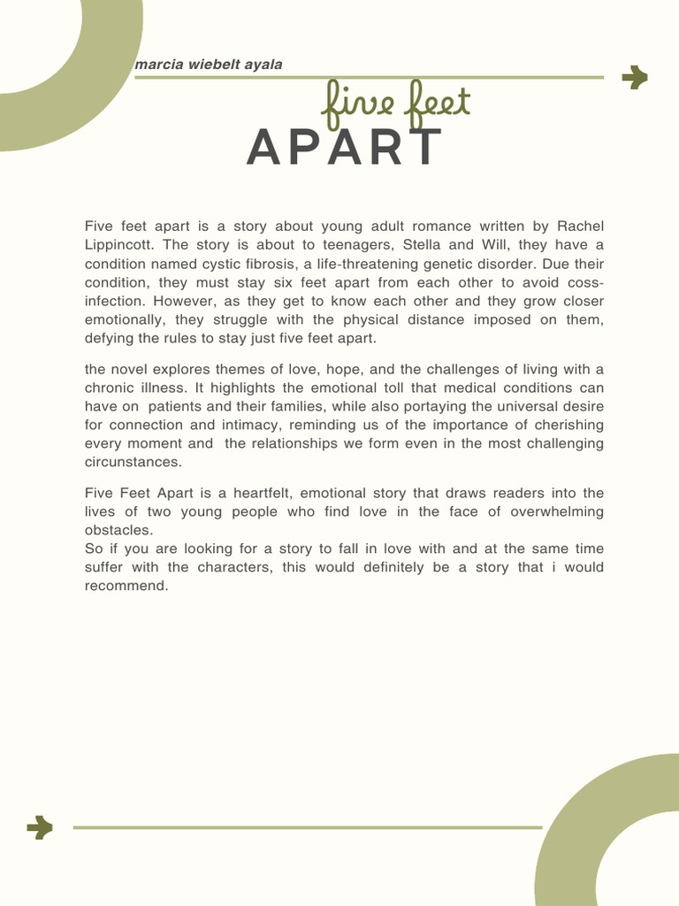Five Feet Apart Review | PDF