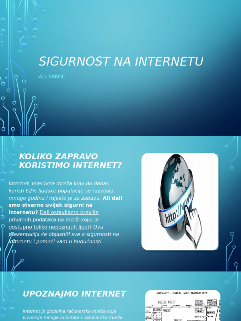 Sigurnost Na Internetu | PDF