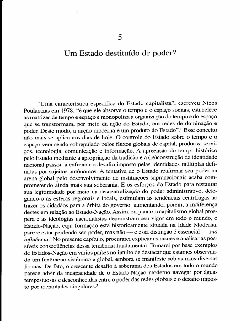 MCastells - O Poder Da Identidade (1) - Split | PDF