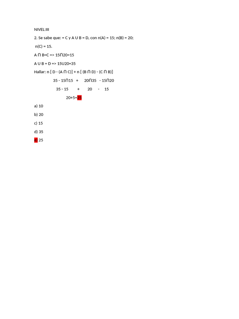 Nivel III Mate 2 | PDF