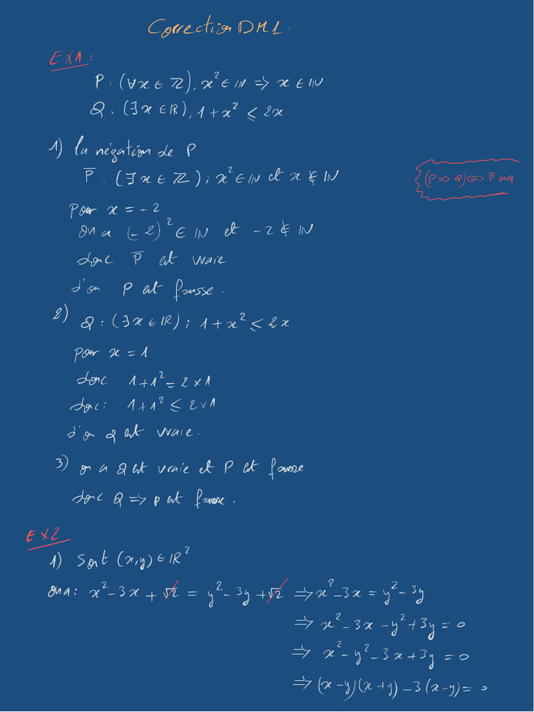 Correction DM1 | PDF