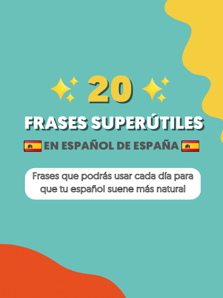 20 Frases Útiles en Español | PDF