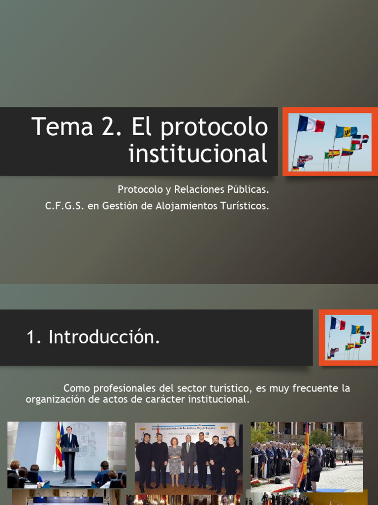 Tema 2 Protocolo | PDF | España | Bandera