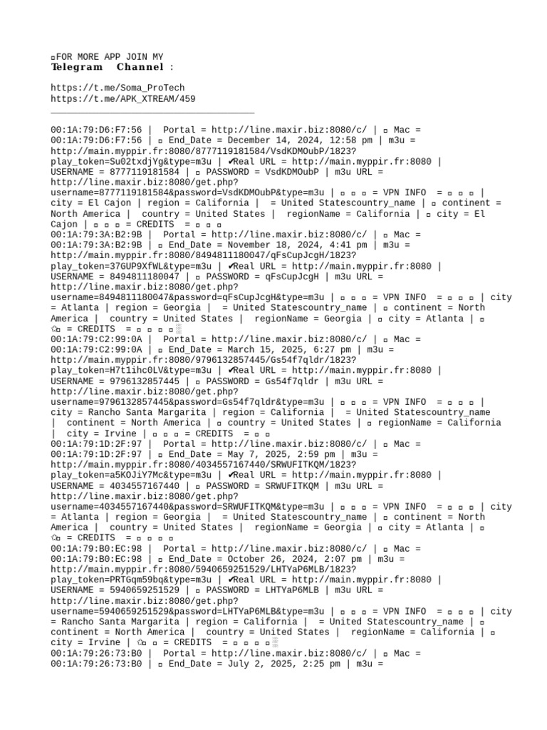 IPTV Access for Tech Enthusiasts | PDF | Computer Access Control | Data Management