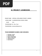 CBSE AI Project Logbook Xii | PDF | Artificial Intelligence ...