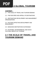 AS Travel and Tourism Notes Summarised | PDF | Tourism | Sustainability