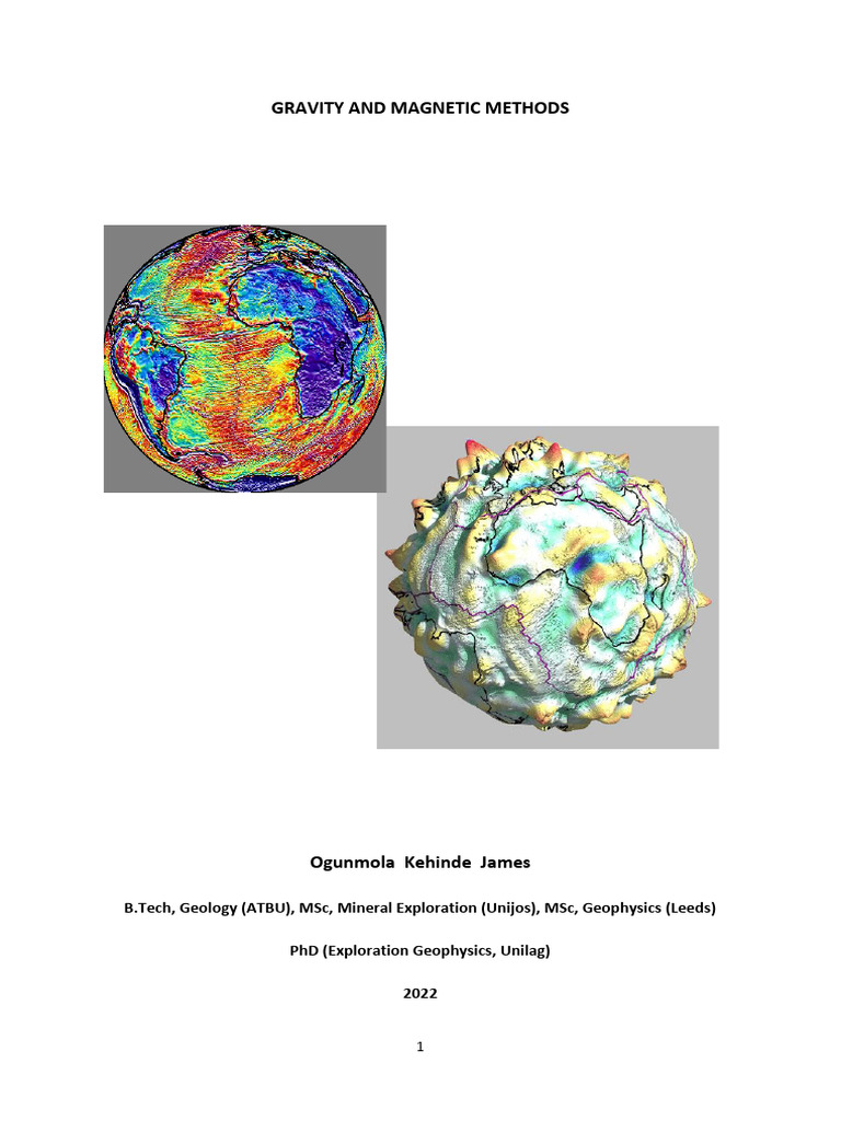GRAVITY AND MAGNETIC METHODS_2022 | PDF | Magnetism | Applied And Interdisciplinary Physics