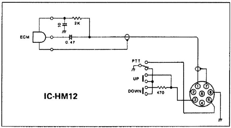 Icom hm12 Schematic | PDF