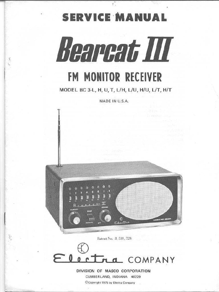 Bearcat III Service | PDF