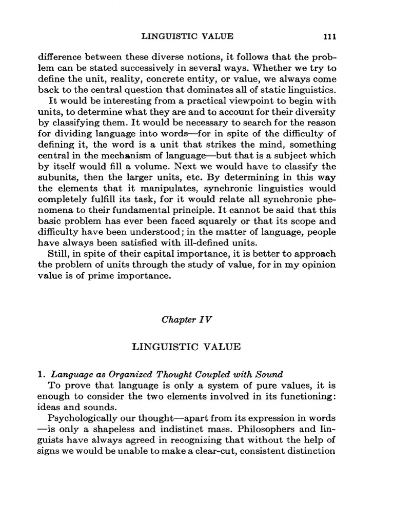 Philosophy of Language | PDF