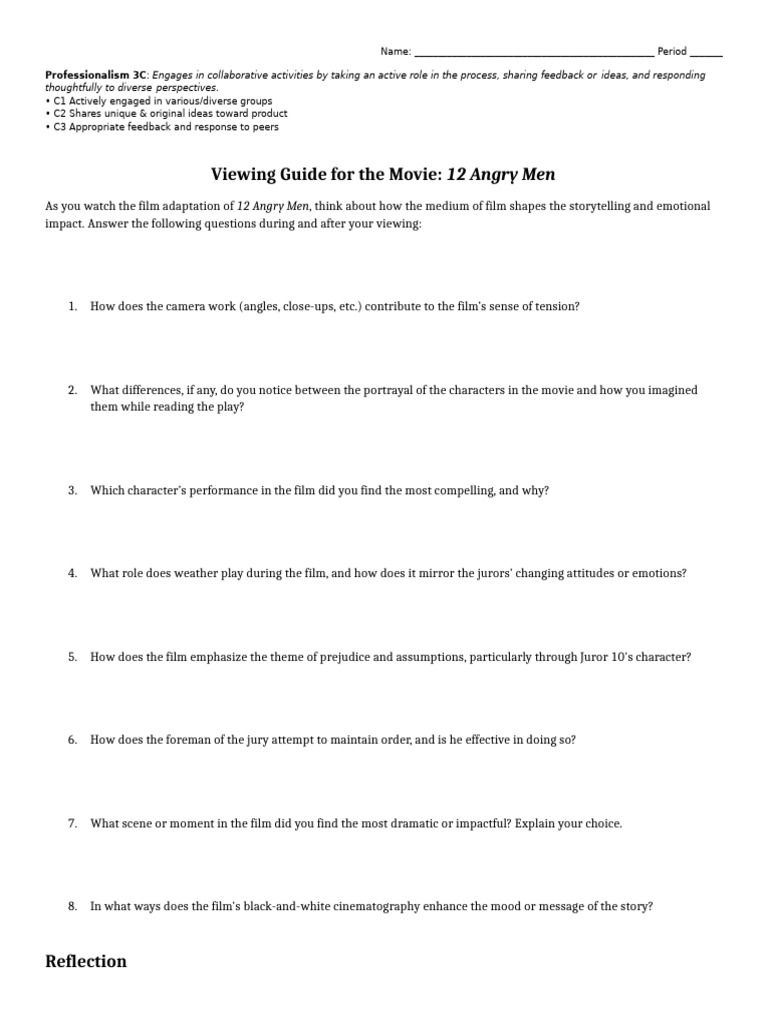 Film Analysis Guide for Students | PDF