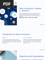 Work Immersion - Module 1 | PDF | Business