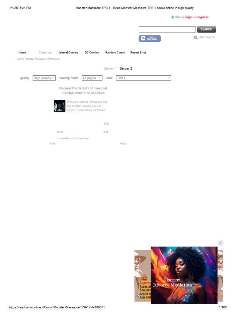 Monster Massacre TPB 1 - Read Monster Massacre TPB 1 Comic Online in High Quality | PDF | Comics