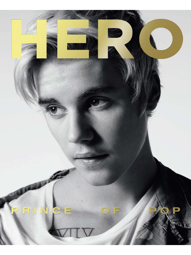JUSTIN BIEBER - HERO MAGAZINE | PDF