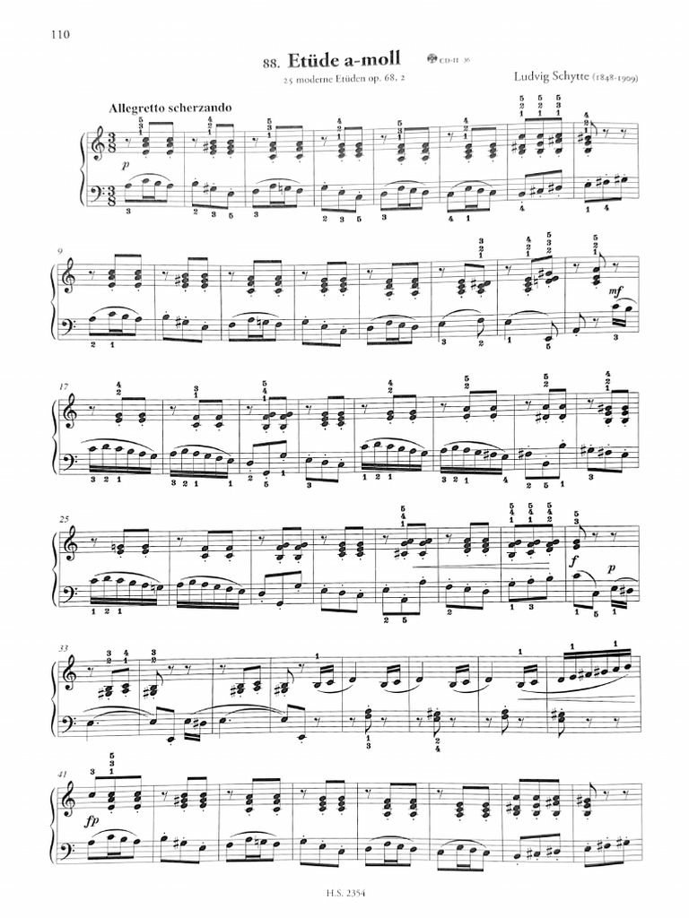 Etüde a-moll | PDF
