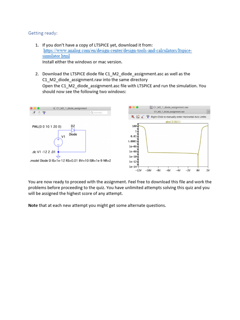 C1 M2 1 Diode Assignment | PDF | Electronics | Electronic Engineering