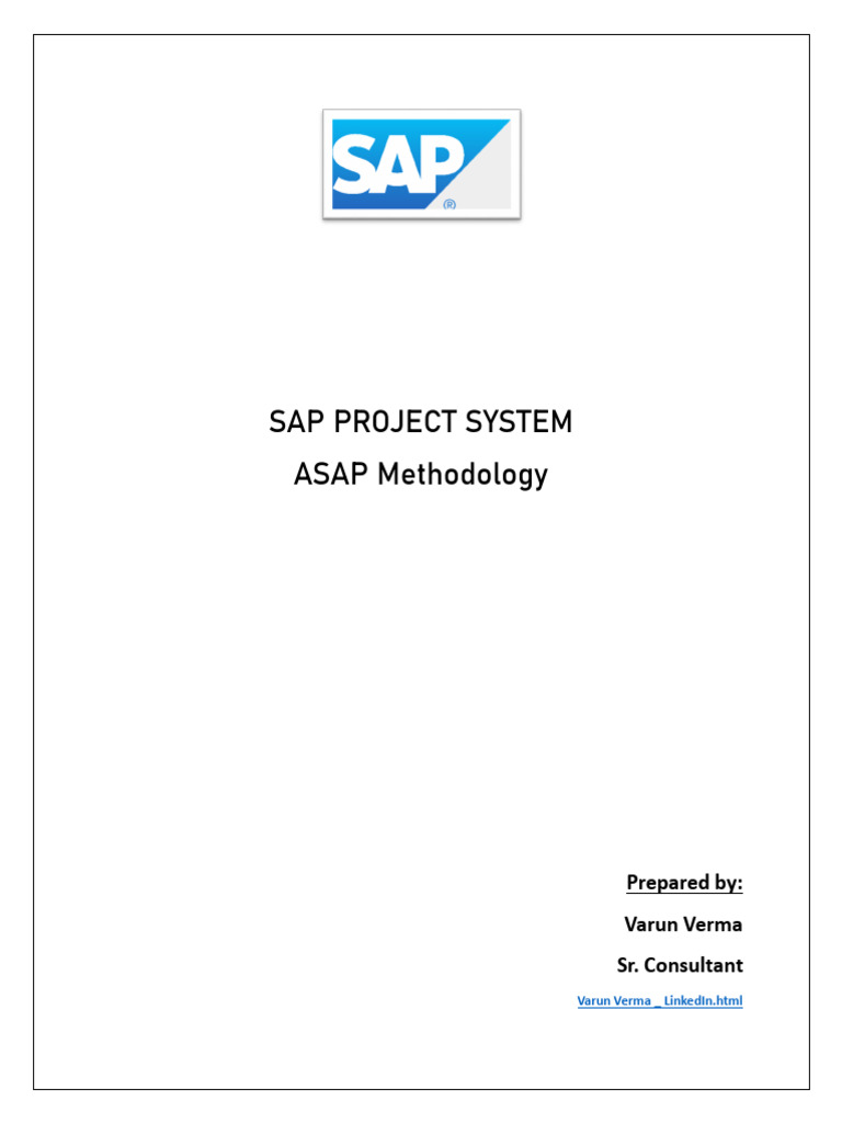 SAP_ASAP_Methodology | PDF | Computing | Information Technology Management