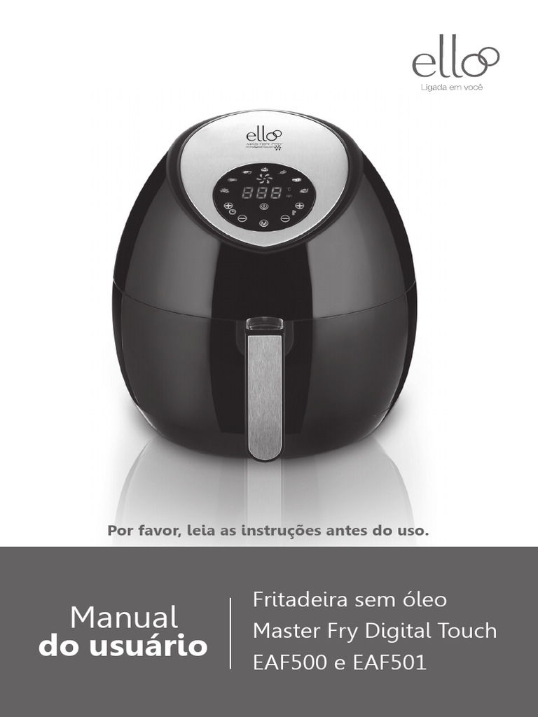 Manual_Fritadeira_Ello | PDF | Fritar (culinária) | Batata