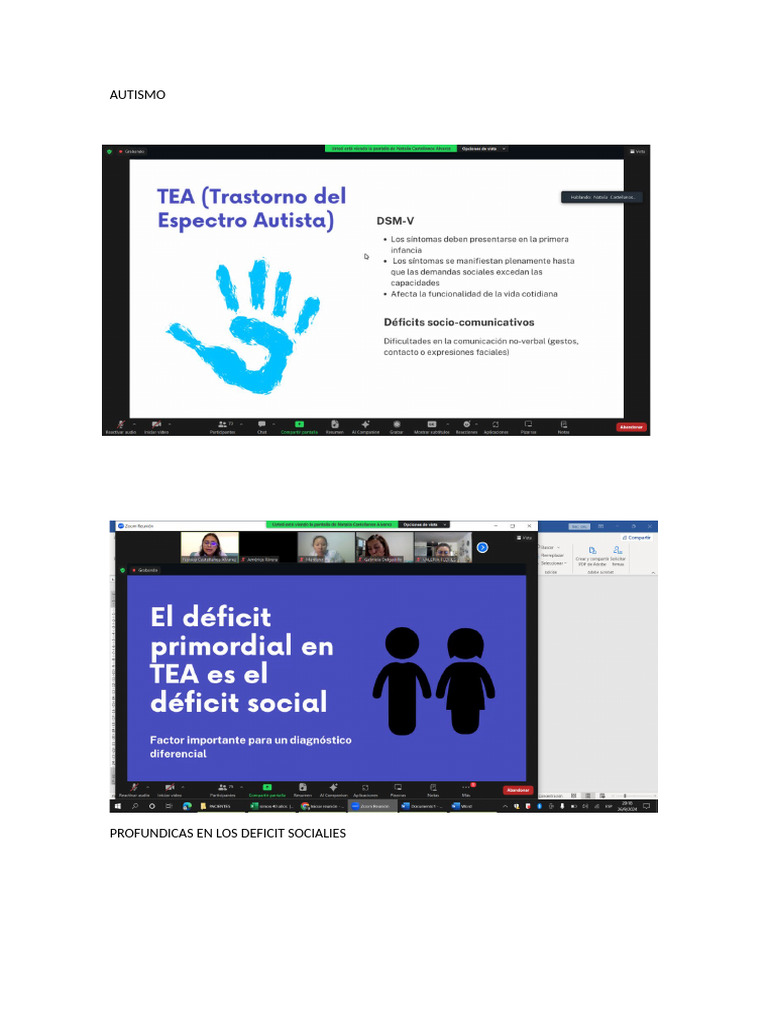 Apuntes ADOS-2 | PDF