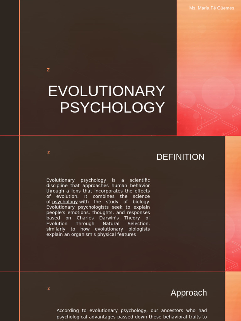 Evolutionary Psychology | PDF | Psychology | Evolution