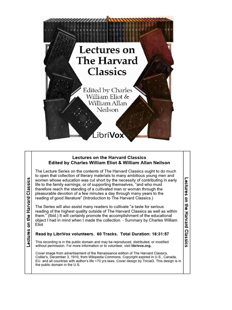 Lecturesharvardclassics 2403 | PDF | Books | Intellectual Property Law