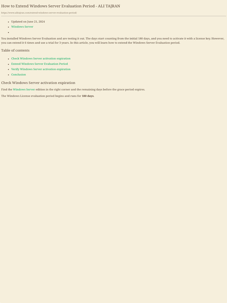 Extend Windows Server Trial | PDF | Microsoft Windows | Software
