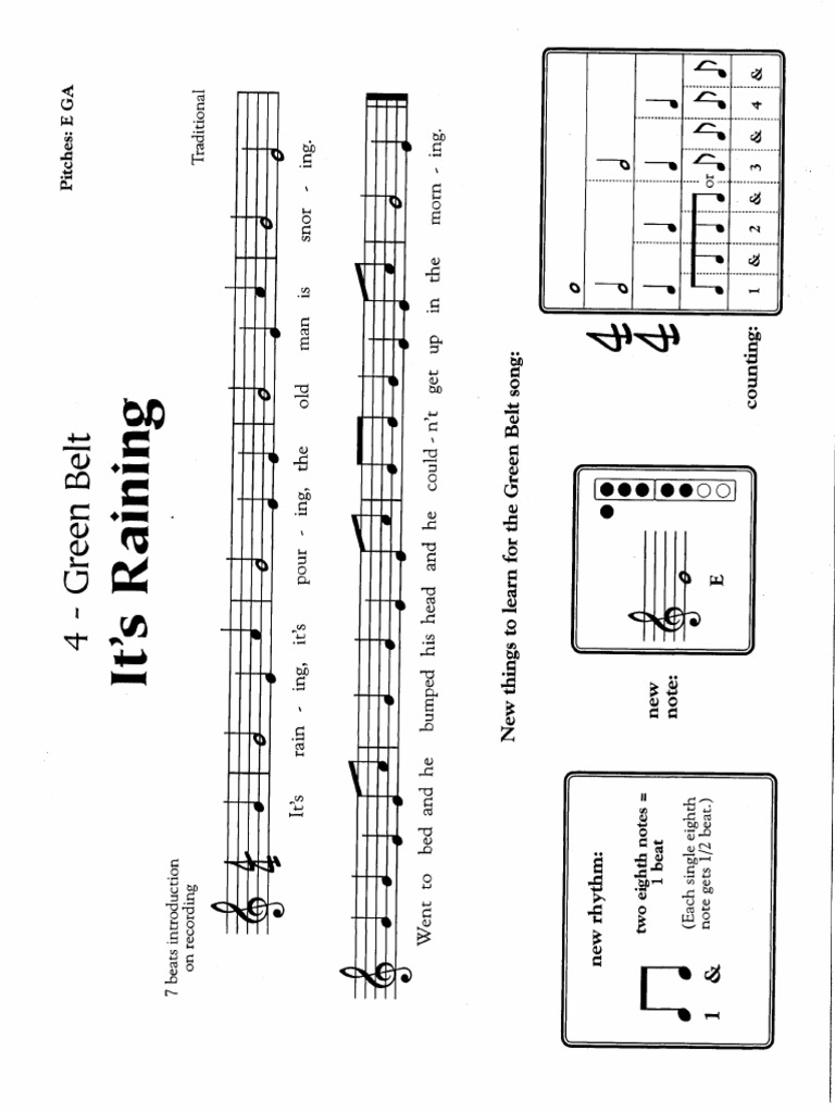 Recorder Karate Green Belt | PDF