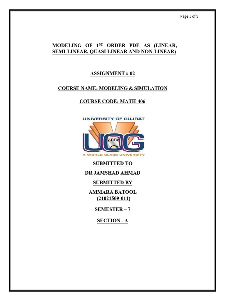 ASSI 02 MS | PDF | Partial Differential Equation | Fluid Dynamics