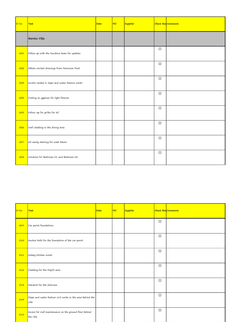 ACV Pending Works | PDF | Room | Stairs