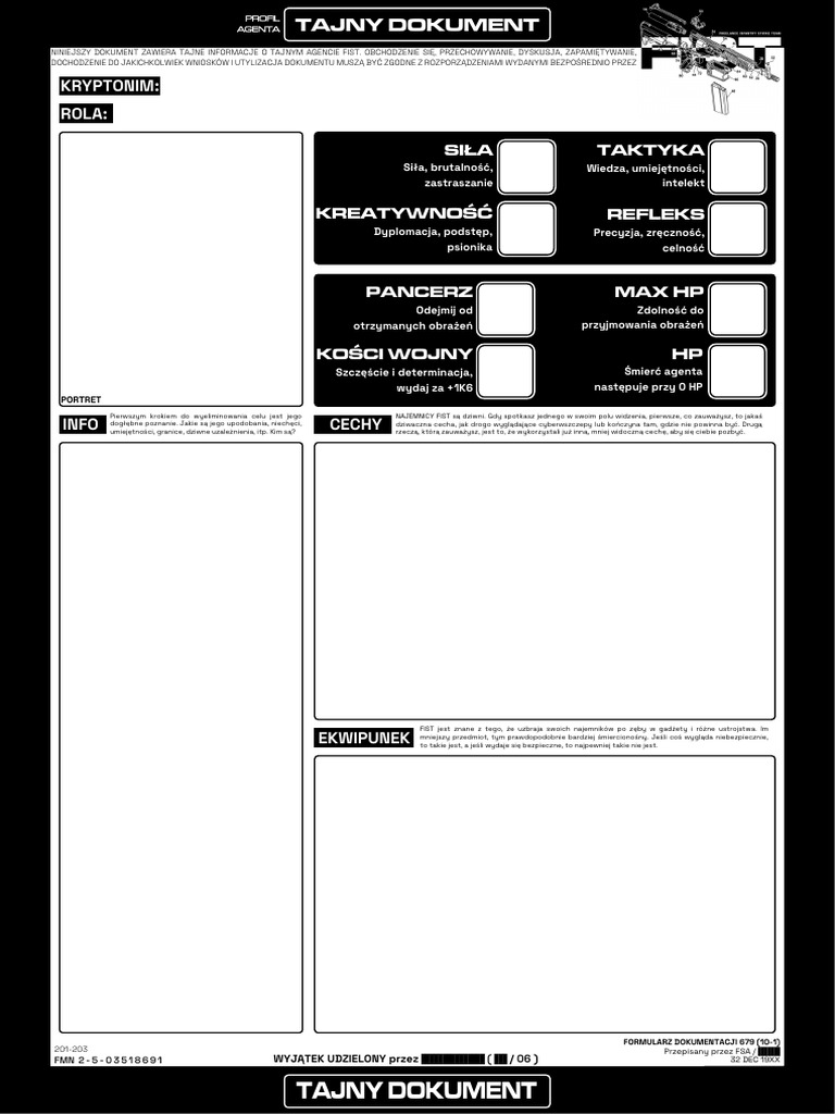 FIST Custom Sheet Print | PDF