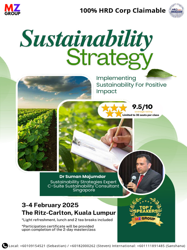3-4 Feb - Sustainability Strategy | PDF | Sustainability | Business