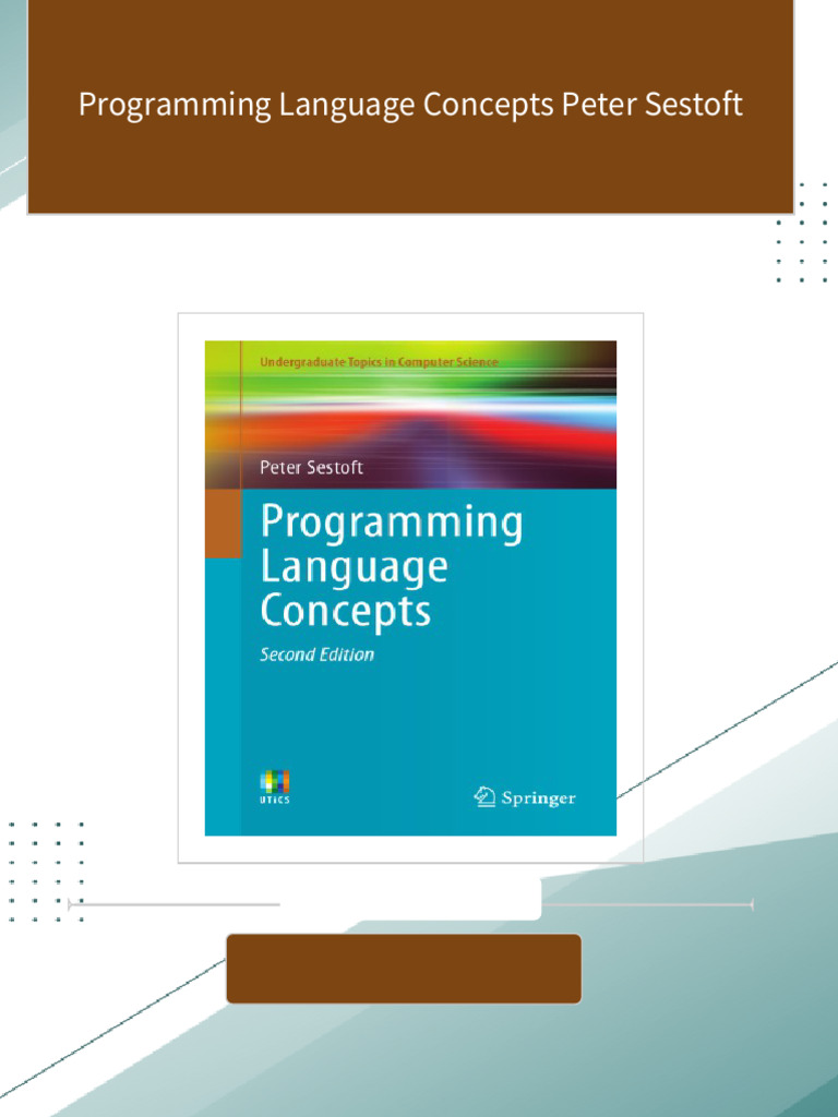PDF Programming Language Concepts Peter Sestoft download | PDF | Java ... PDF Programming Language Concepts Peter Sestoft download | PDF | Java ...