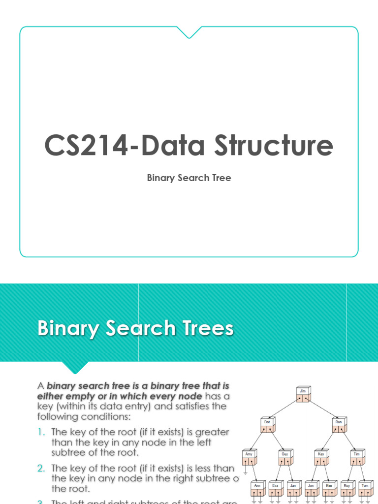 07 BST | PDF | Algorithms | Algorithms And Data Structures 07 BST | PDF | Algorithms | Algorithms And Data Structures
