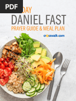 Daniel Fast Calendar | PDF | Fasting | Prayer