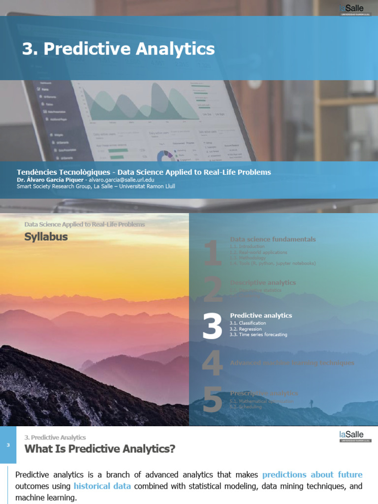 Predictive Analytics | PDF | Statistical Classification | Predictive Analytics