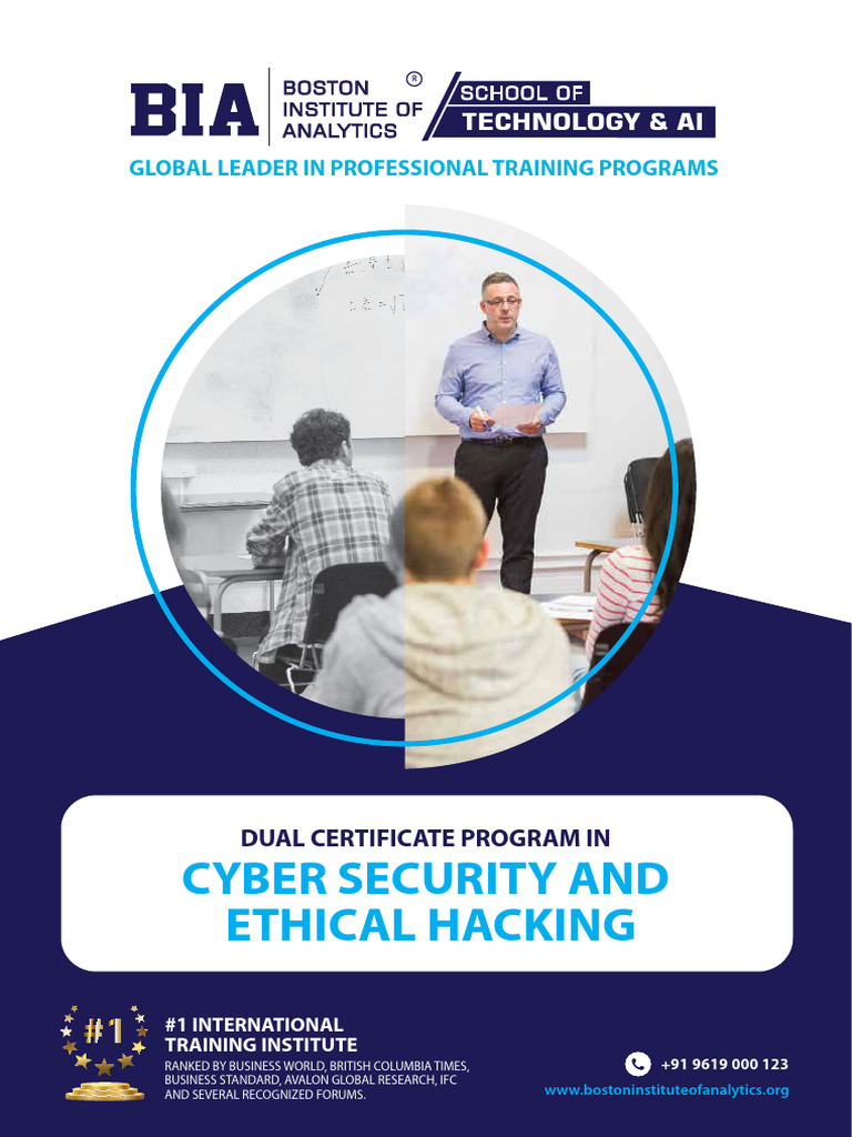BIA Brochure Cyber Security Ethical Hacking Web Offline | PDF | Computer Security | Security