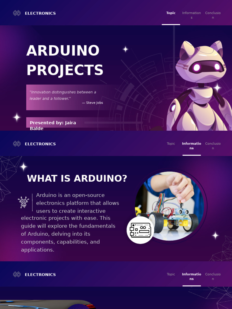 Blue Pink Modern Artificial Intelligence Presentation - 20241231 - 125155 - 0000 | PDF | Arduino ...