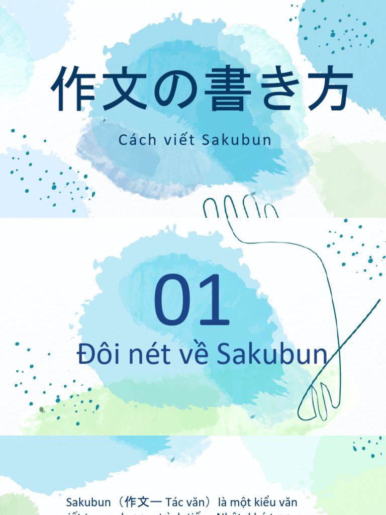 Cách viết Sakubun final | PDF